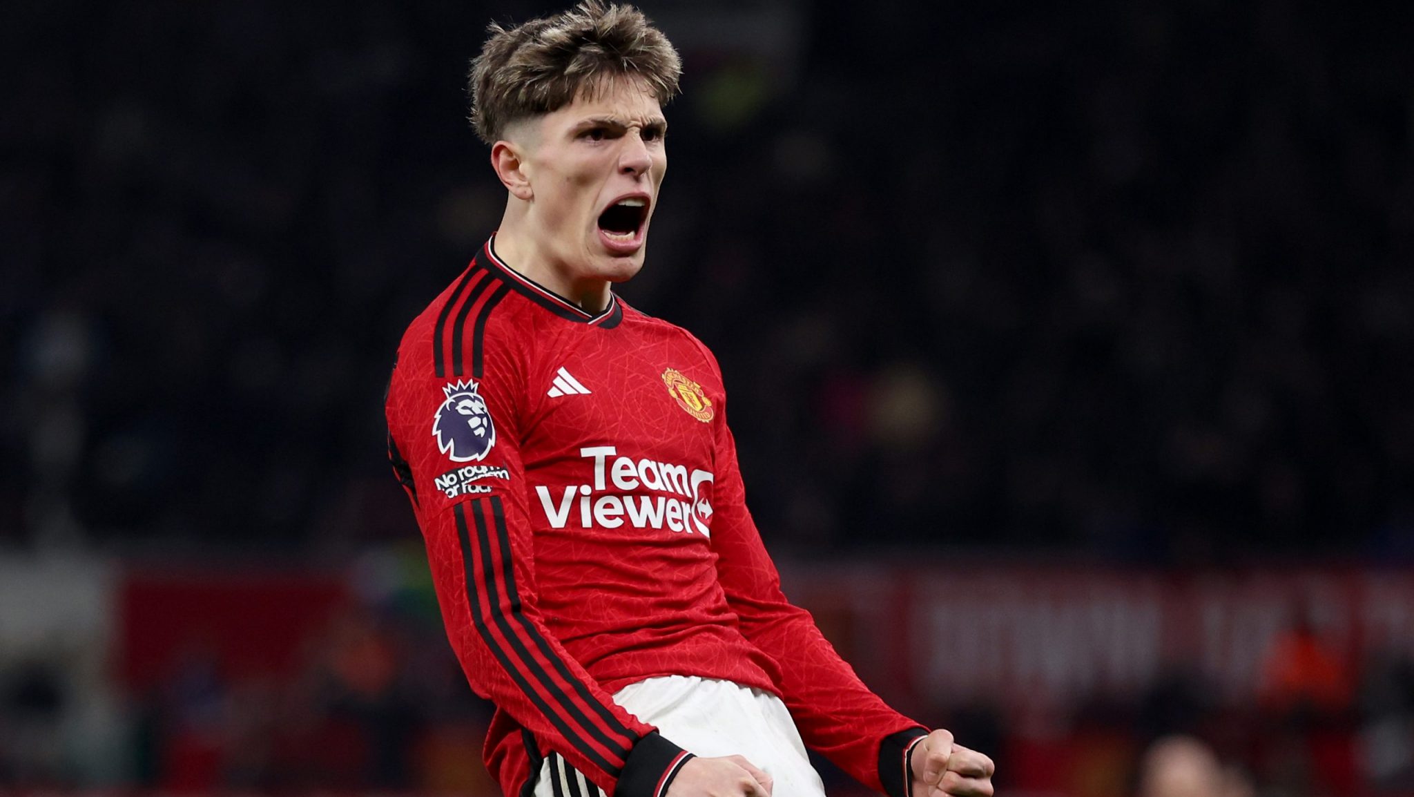Alejandro Garnacho llegó a los 10 goles en el Manchester United ...